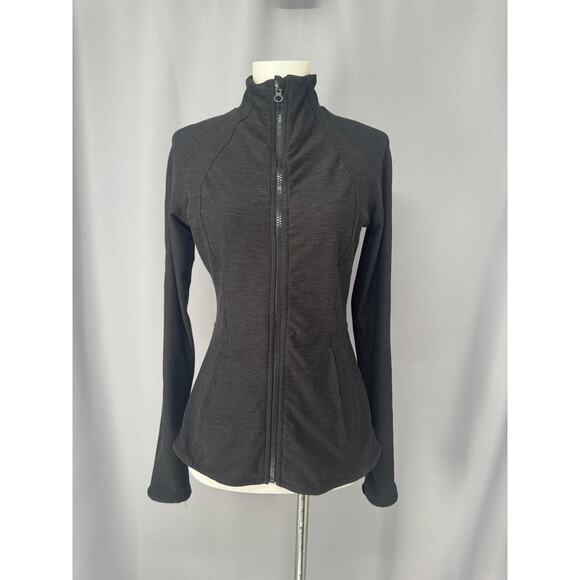 Yogalicious | Tops | Yogalicious Lux Jacket Womens Small Black Full Zip ...